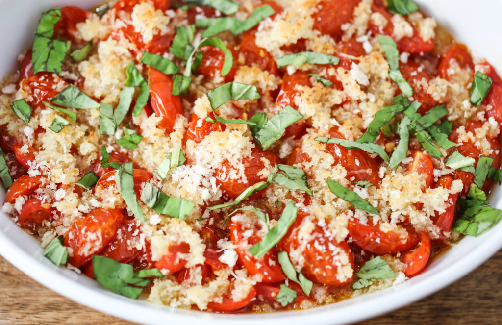 Tomato and Basil Bake - Tabs & Tidbits