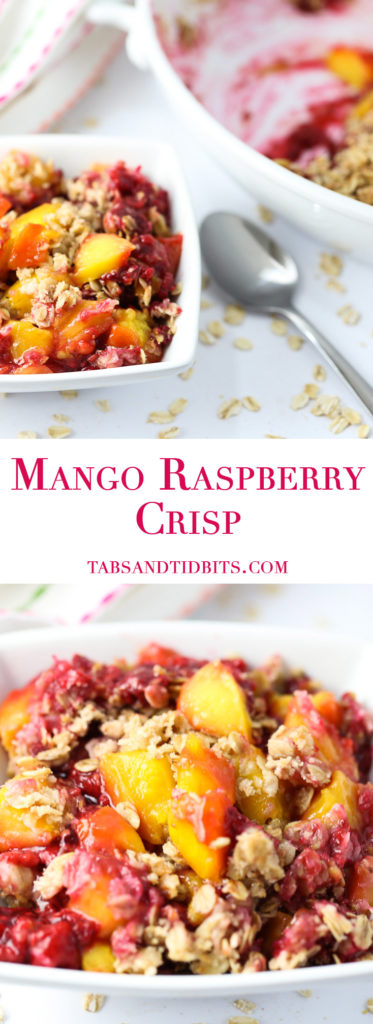 Mango Raspberry Crisp - Tabs & Tidbits