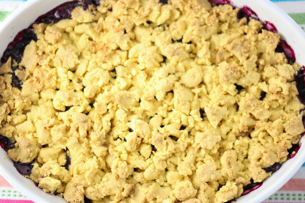 Brown Butter Blueberry Cobbler - Tabs & Tidbits