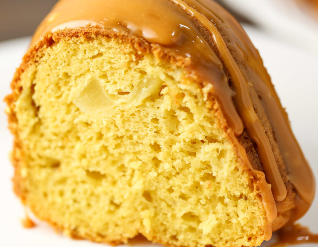 Caramel Apple Bundt Cake - Tabs & Tidbits