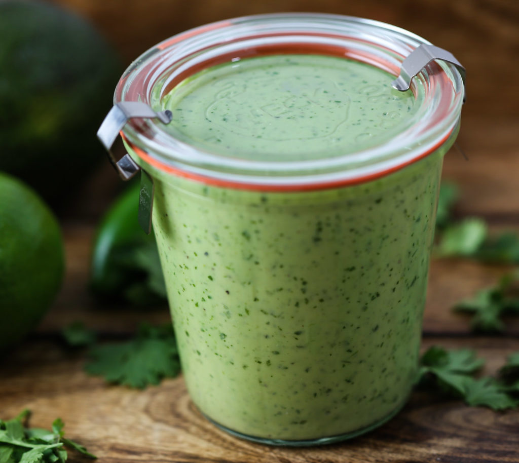 Spicy Avocado Dressing - Tabs & Tidbits