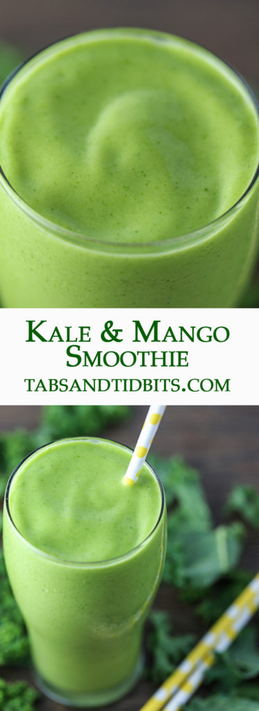 Kale & Mango Smoothie - Tabs & Tidbits